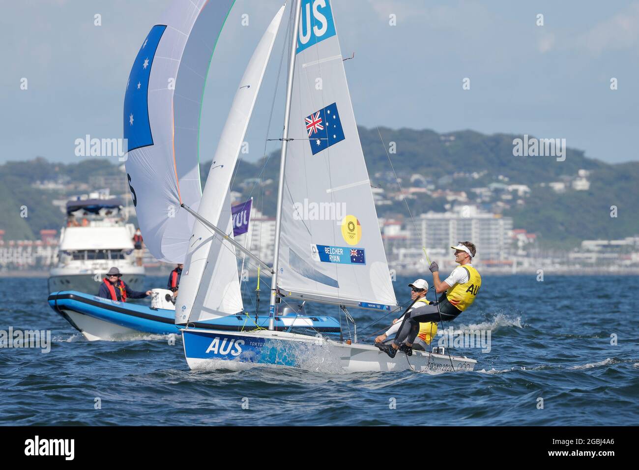 Kanagawa, Japan. 04/08/2021, Team Australia - Mathew BELCHER & Will ...