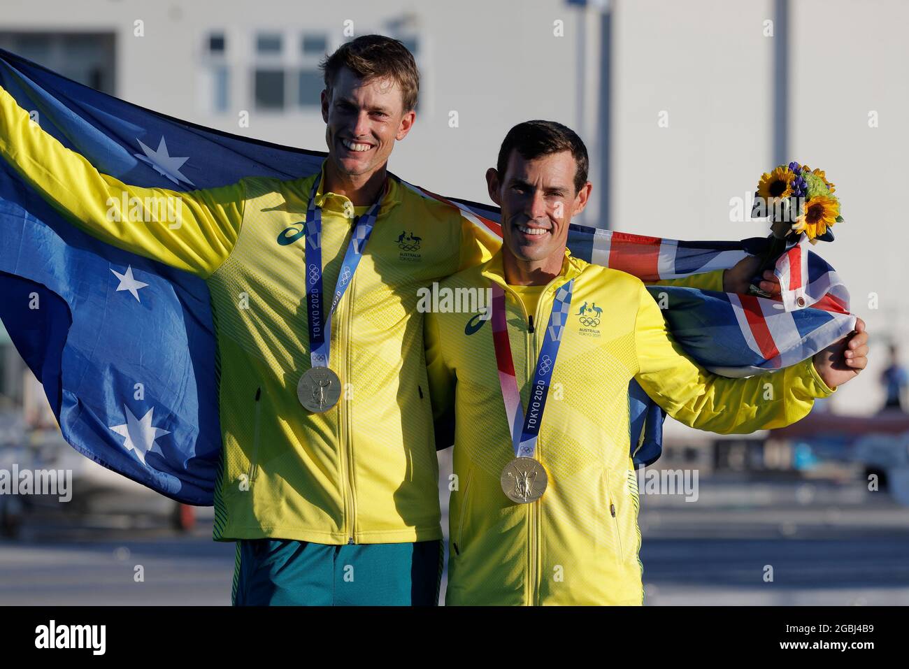 Kanagawa, Japan. 04/08/2021, Team Australia - Mathew BELCHER & Will ...