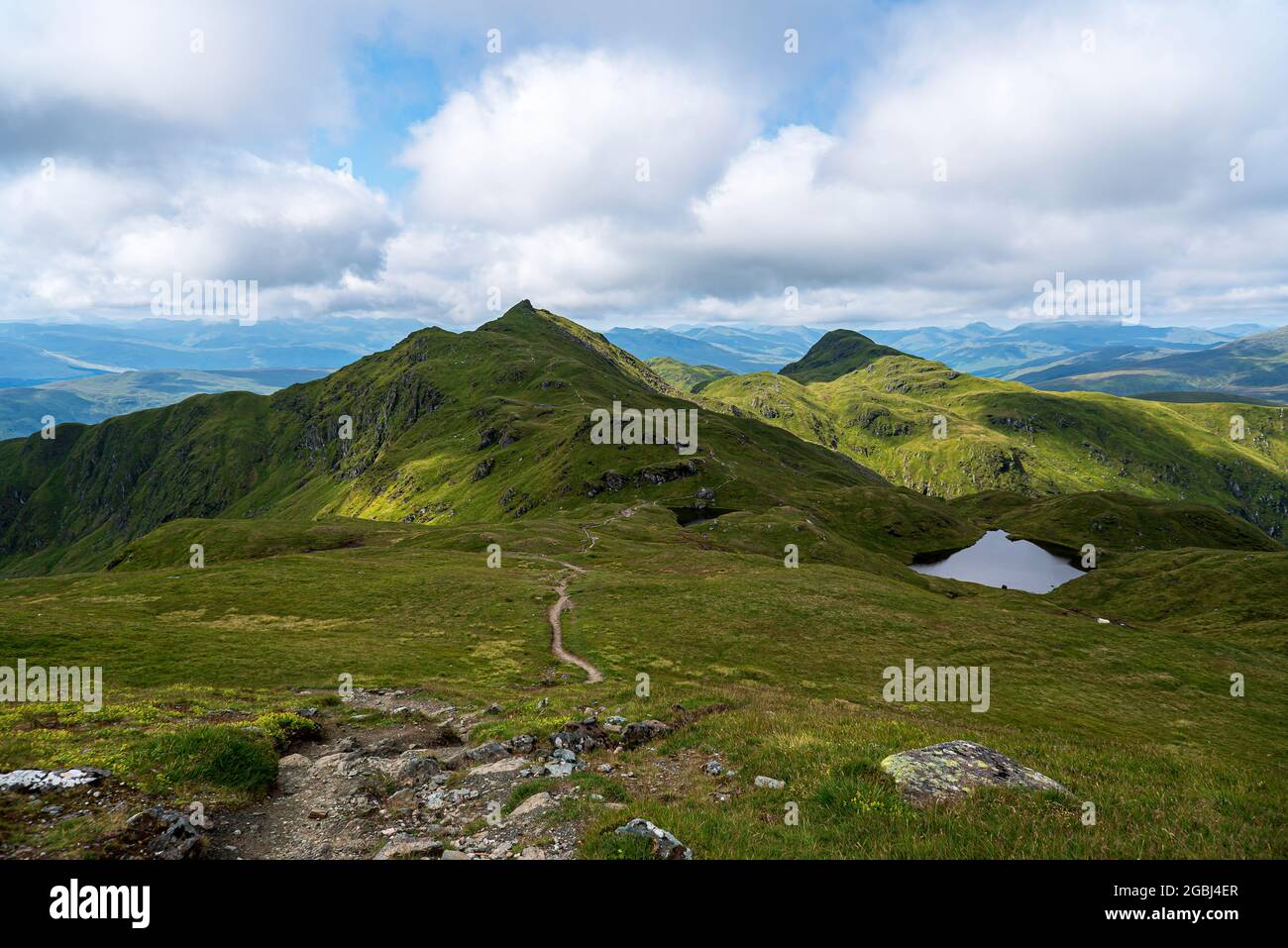 Landscape photography of mountains, lake, trekking, hiking,Tarmachan ...