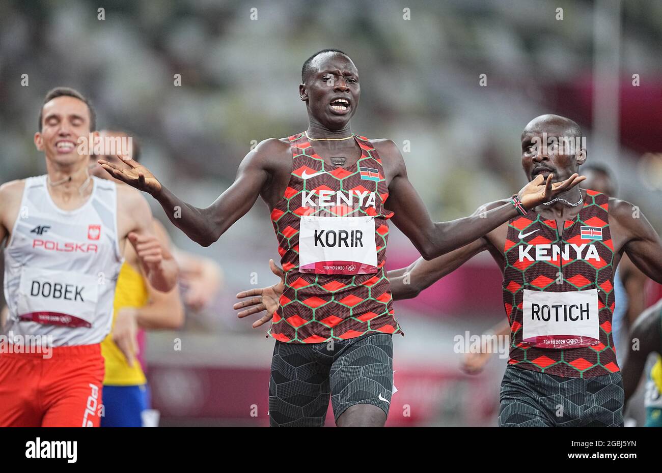 Tokio, Japan. 04th Aug, 2021. Athletics: Olympics, 800m, men, final, at ...