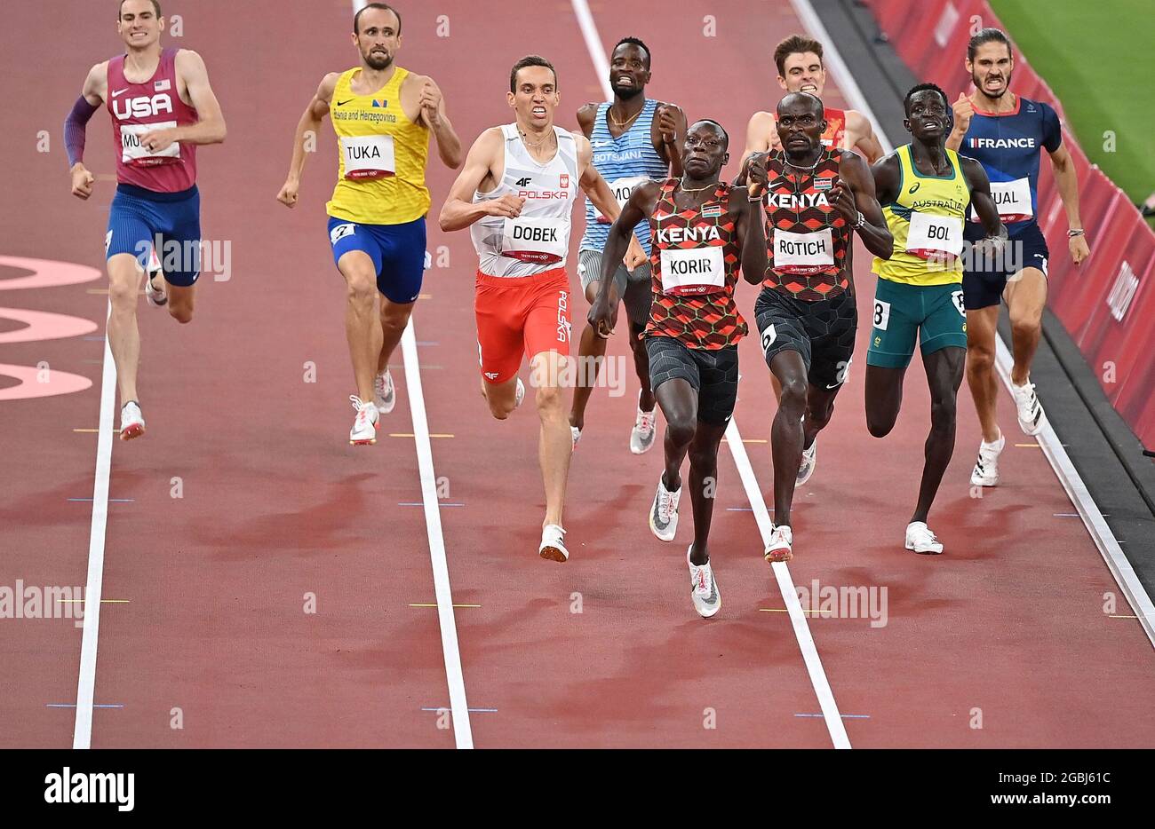 Tokyo, Japan. 4th Aug, 2021. v the Men's 800m Final at the Tokyo 2020 ...