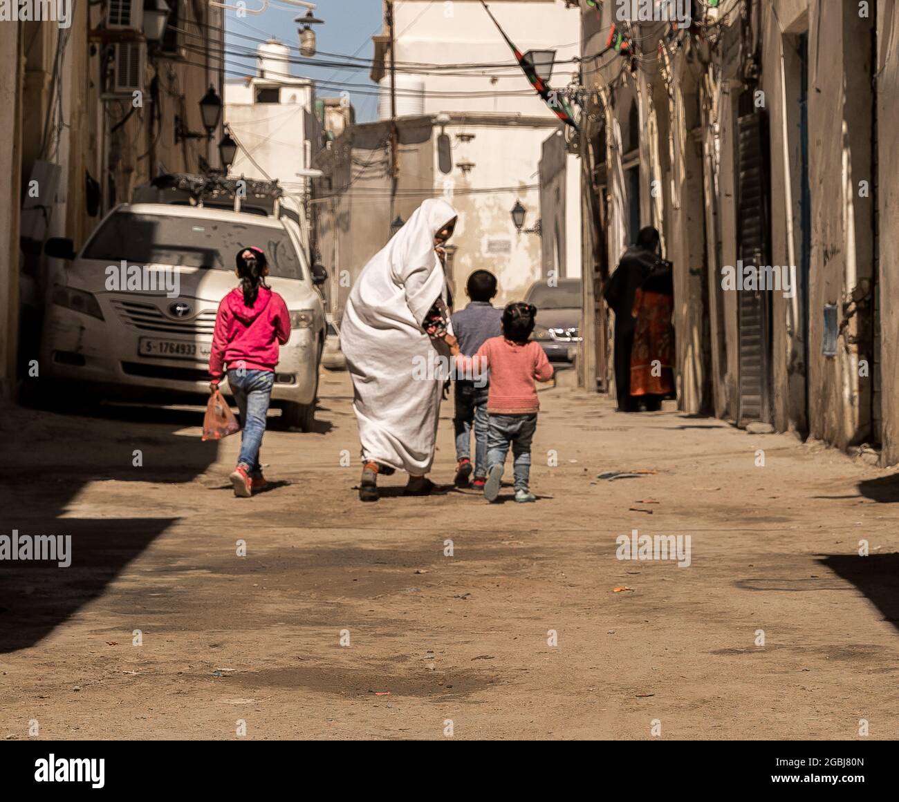 The streets of the Libyan capital, Tripoli, where the poverty has ...