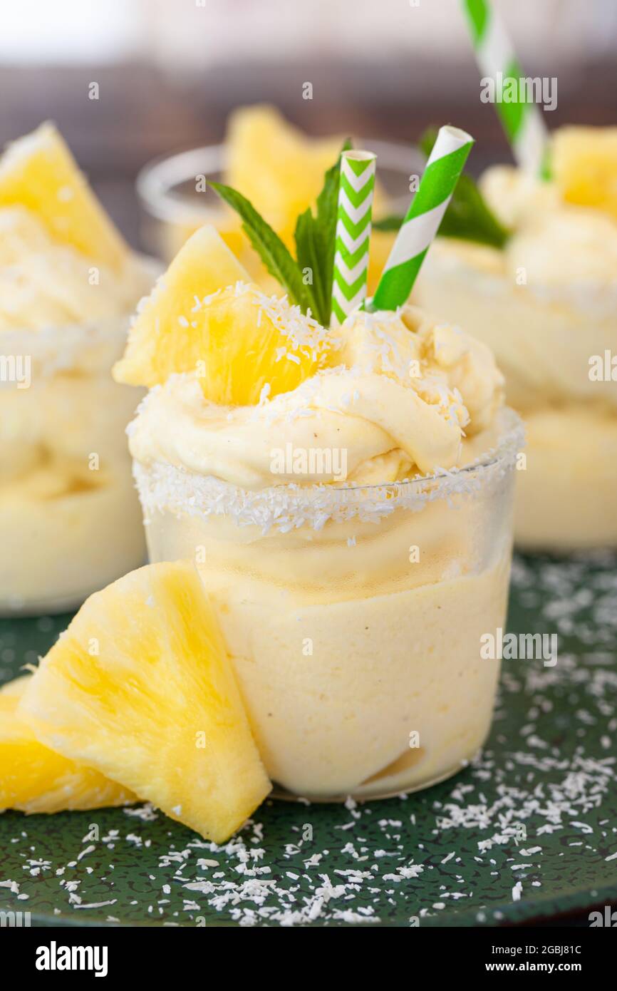 Pineapple Soft Serve Ice Cream Stock Photo - Alamy Pineapple Soft Serve Ice Cream Stock Photo - Alamy