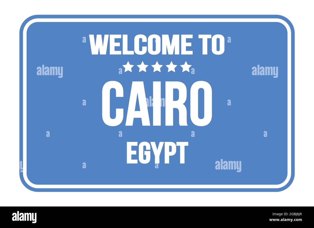Cairo street sign Cut Out Stock Images & Pictures - Alamy