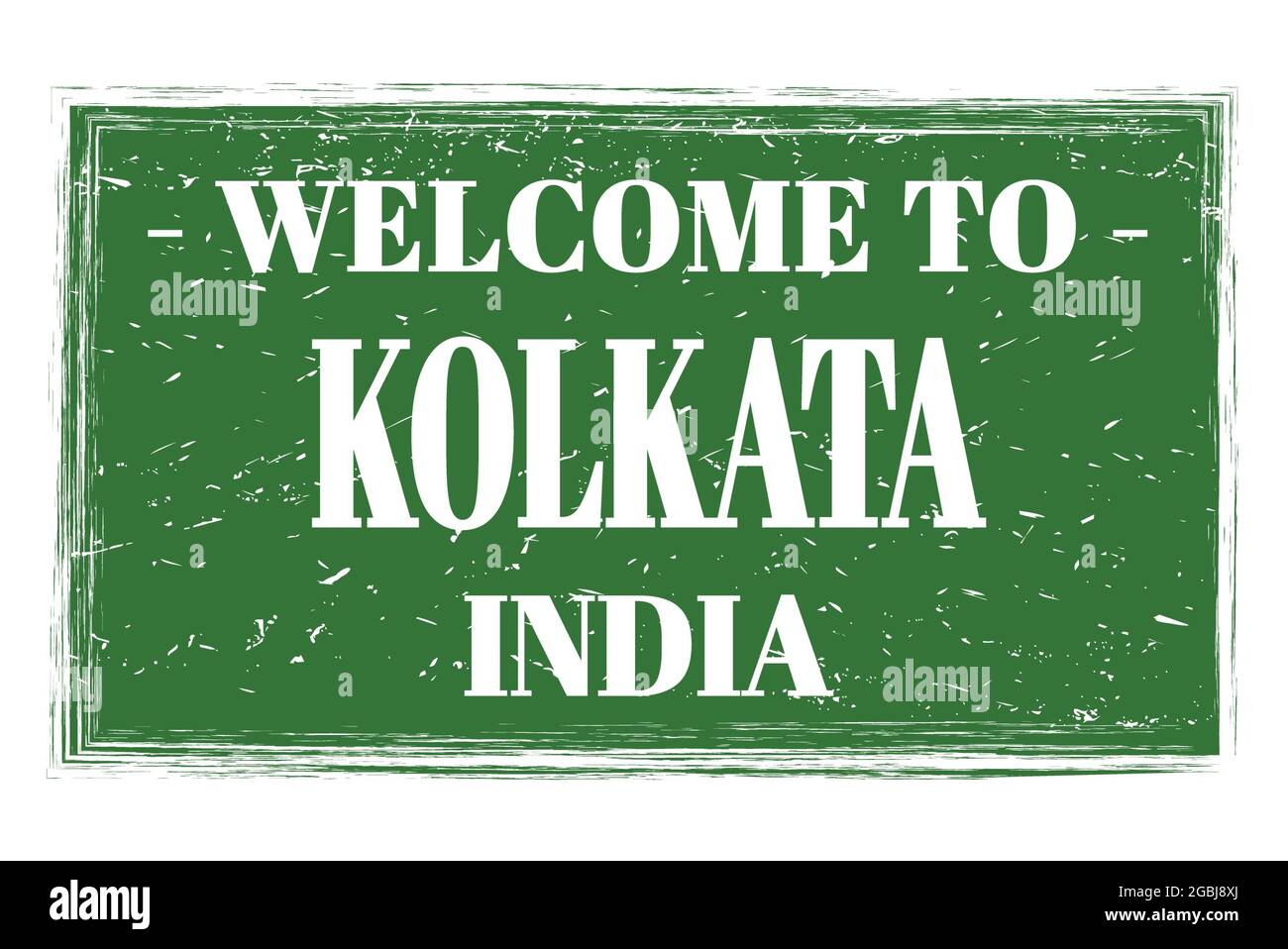 Kolkata stamp Cut Out Stock Images & Pictures - Alamy