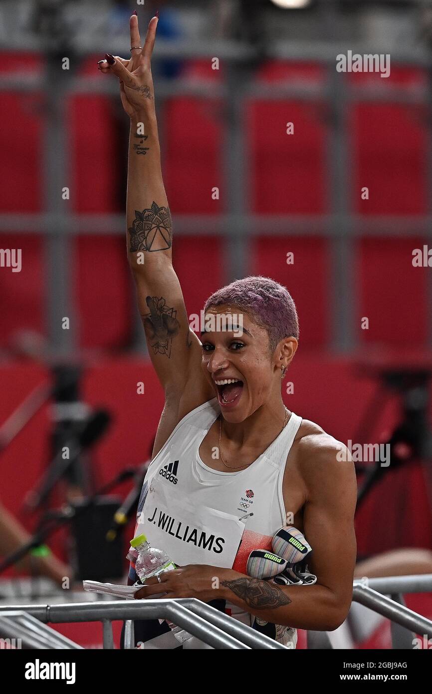 Tokyo, Japan. 04th Aug, 2021. Athletics. Olympic stadium. 10-1 ...