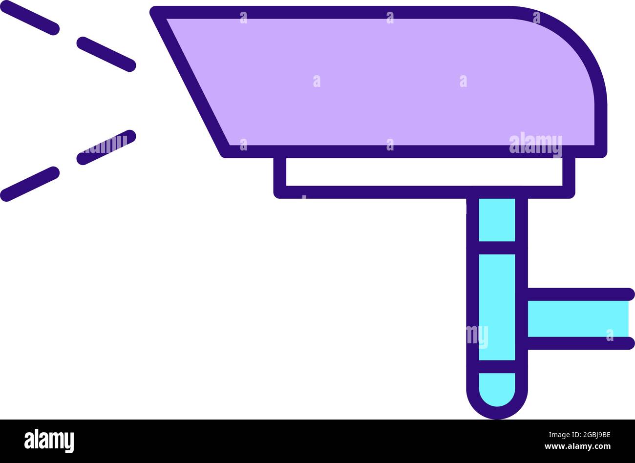 CCTV camera RGB color icon Stock Vector Image & Art - Alamy