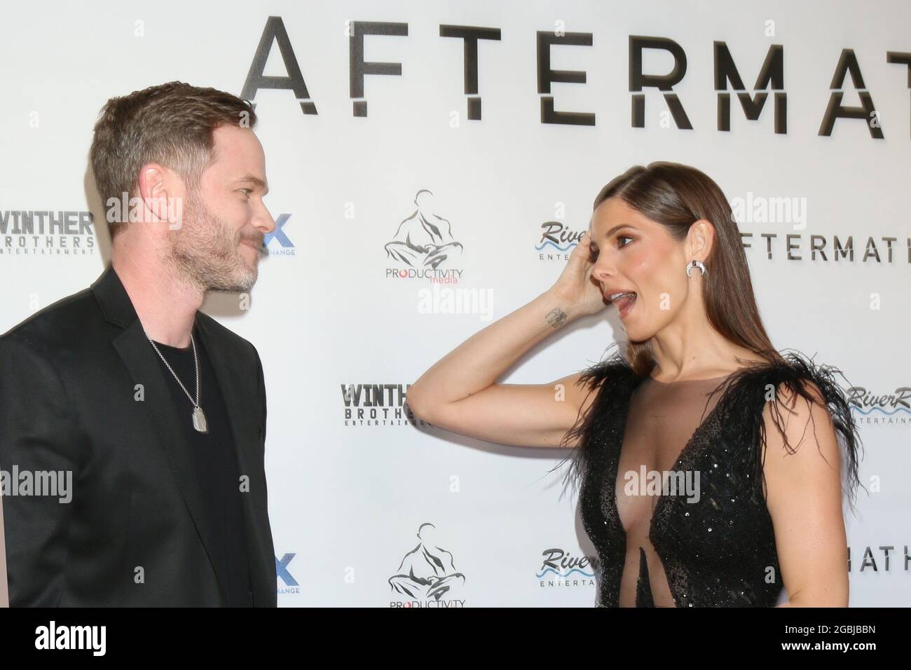 LOS ANGELES - AUG 3: Shawn Ashmore, Ashley Greene at the Aftermath ...