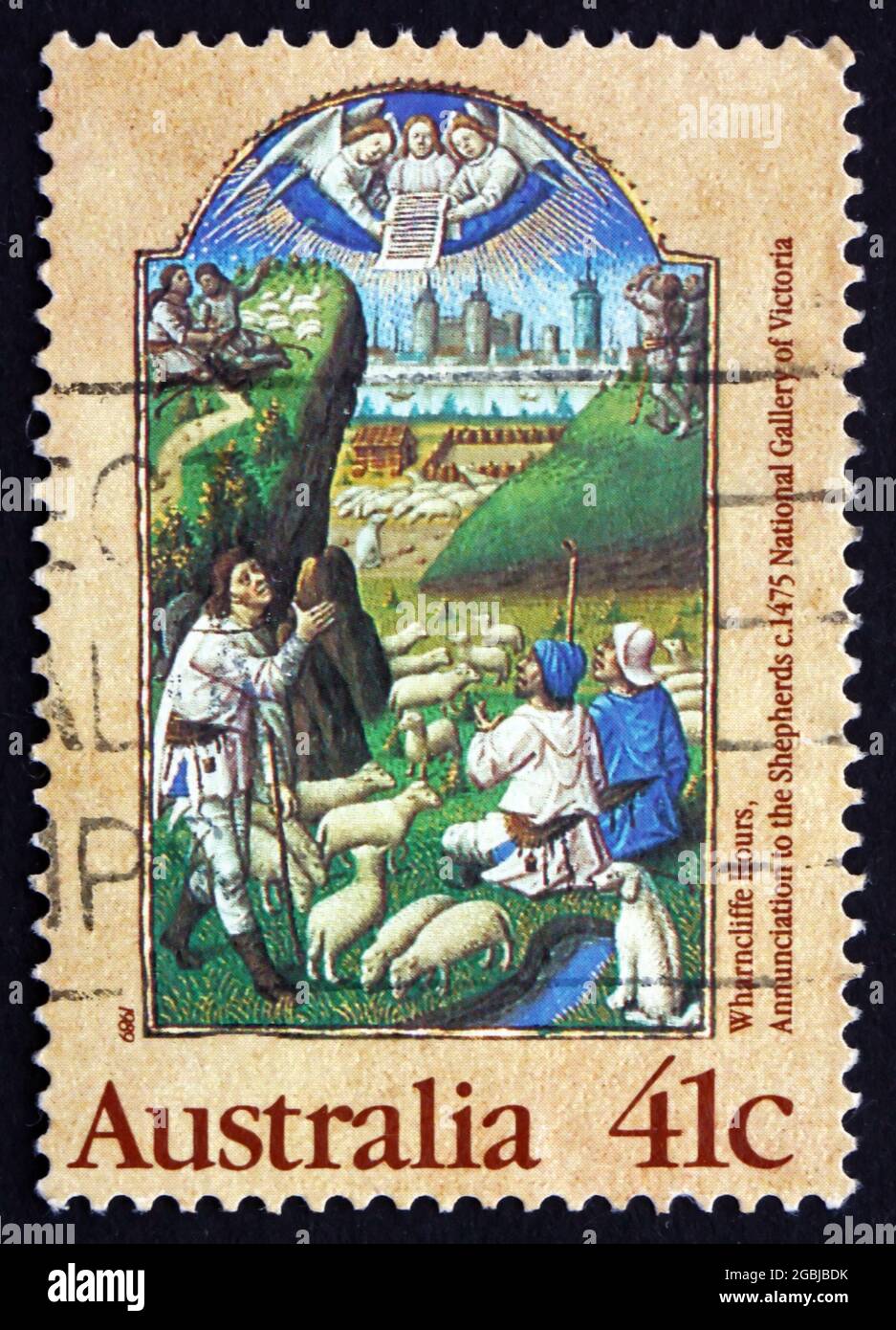 AUSTRALIA - CIRCA 1989: a stamp printed in the Australia shows ...