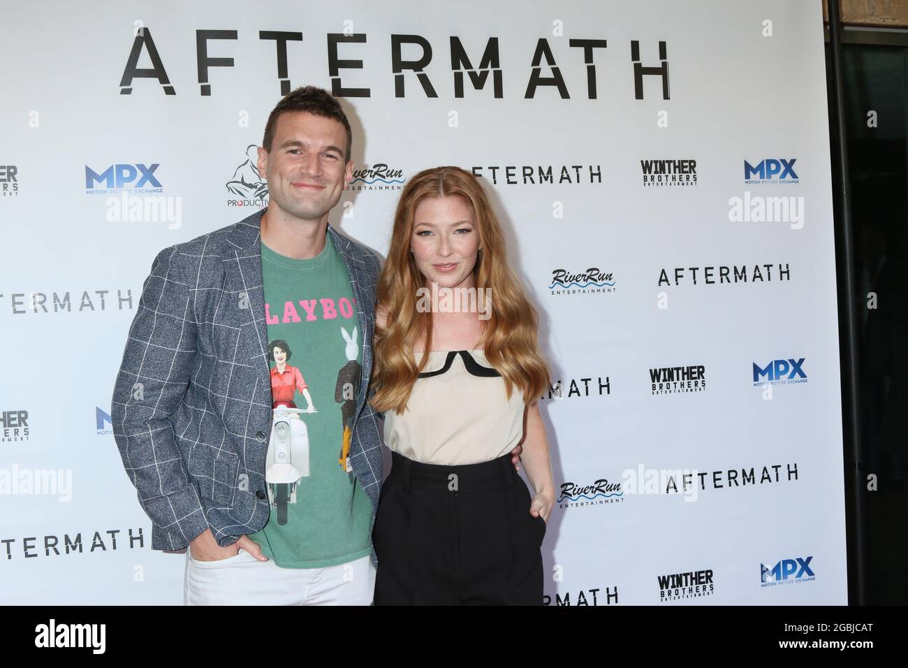 LOS ANGELES - AUG 3: Alex Russell, Diana Hopper at the Aftermath ...