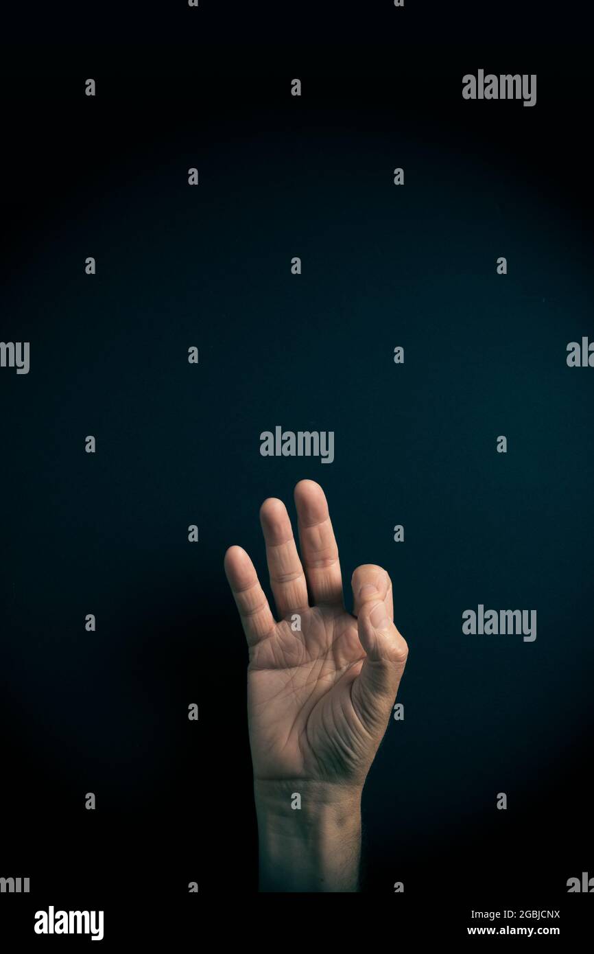 American sign language alphabet hi-res stock photography and images - Alamy