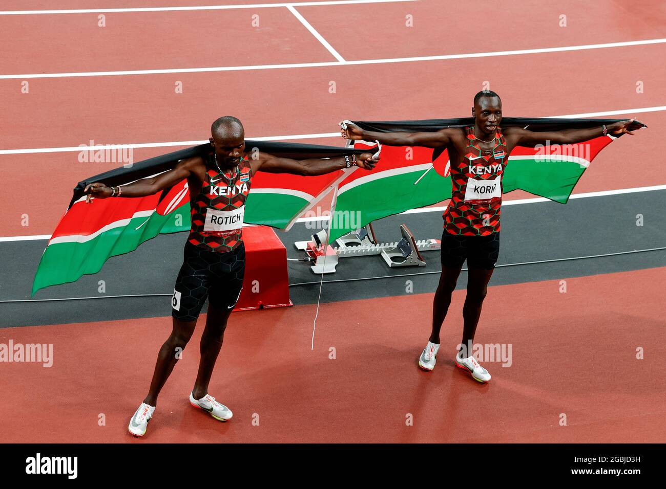 Tokyo, Japan, 4 August, 2021. Ferguson Cheruiyot Rotich of Team Kenya ...