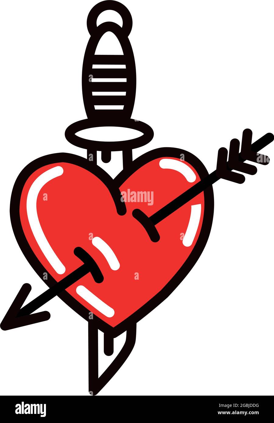 Cartoon old dagger hi-res stock photography and images - Alamy