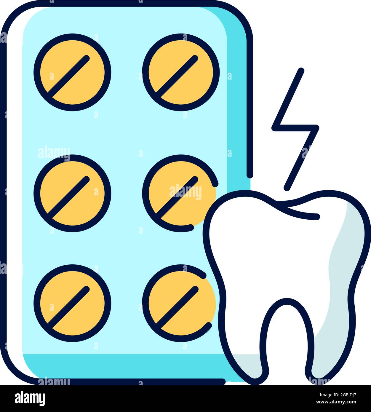 Cartoon painkillers hi-res stock photography and images - Alamy