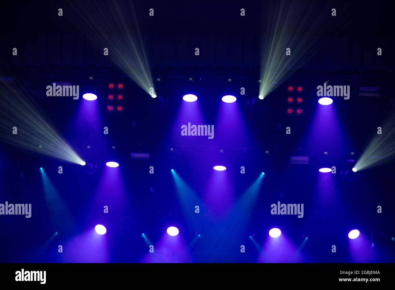 Pink Stage Lights Background