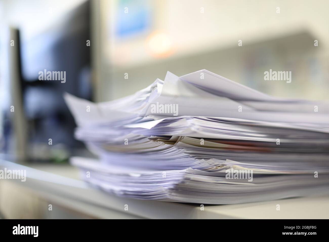 Papers files stack close hi-res stock photography and images - Alamy