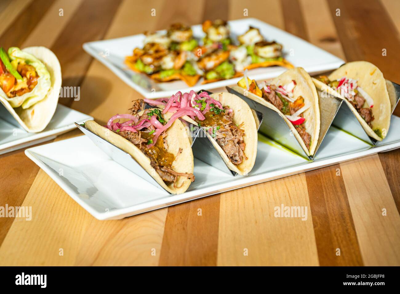 Gourmet Mexican Food Presentation