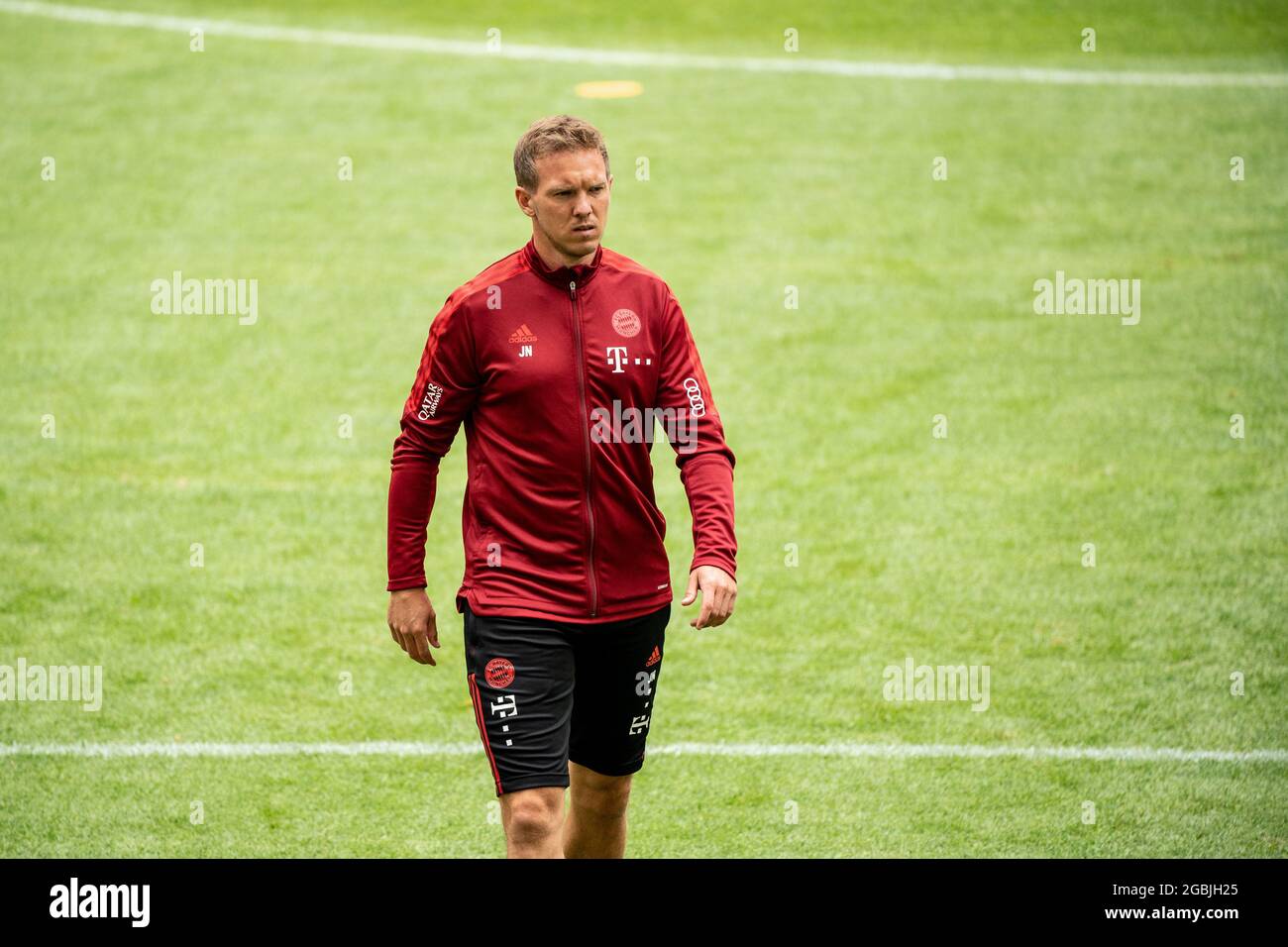 Munich, Germany. 04th Aug, 2021. Football: Bundesliga, team ...