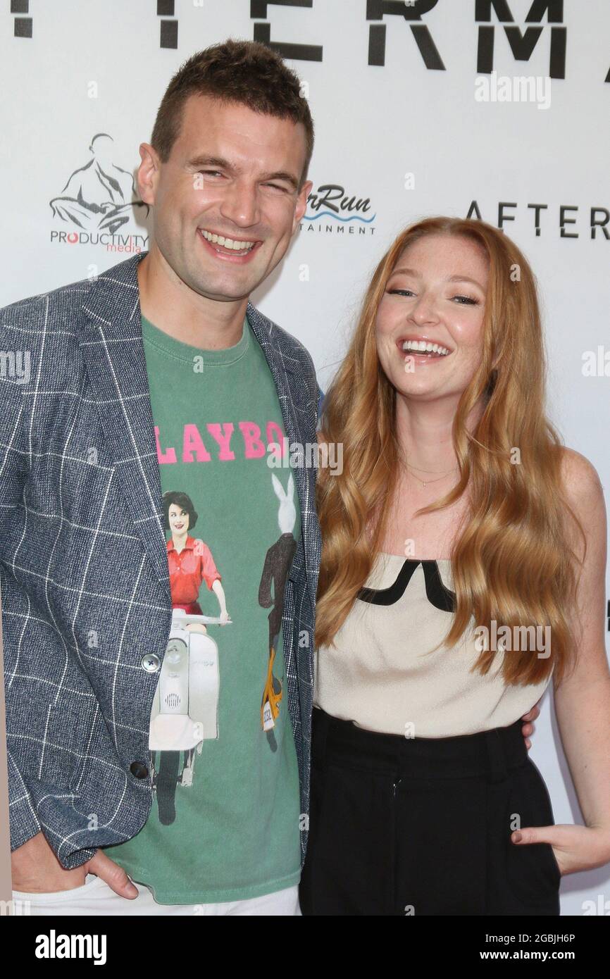Los Angeles, CA. 3rd Aug, 2021. Alex Russell, Diana Hopper at arrivals ...