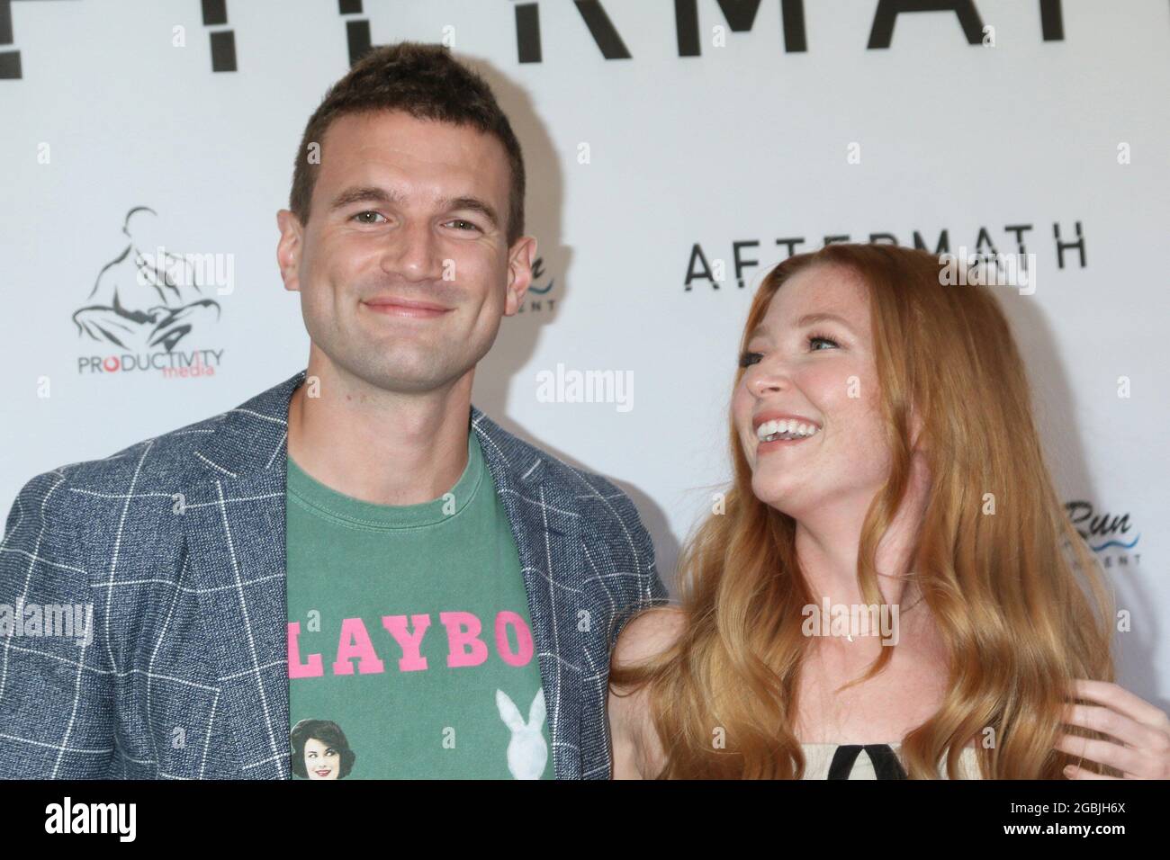 Los Angeles, CA. 3rd Aug, 2021. Alex Russell, Diana Hopper at arrivals ...