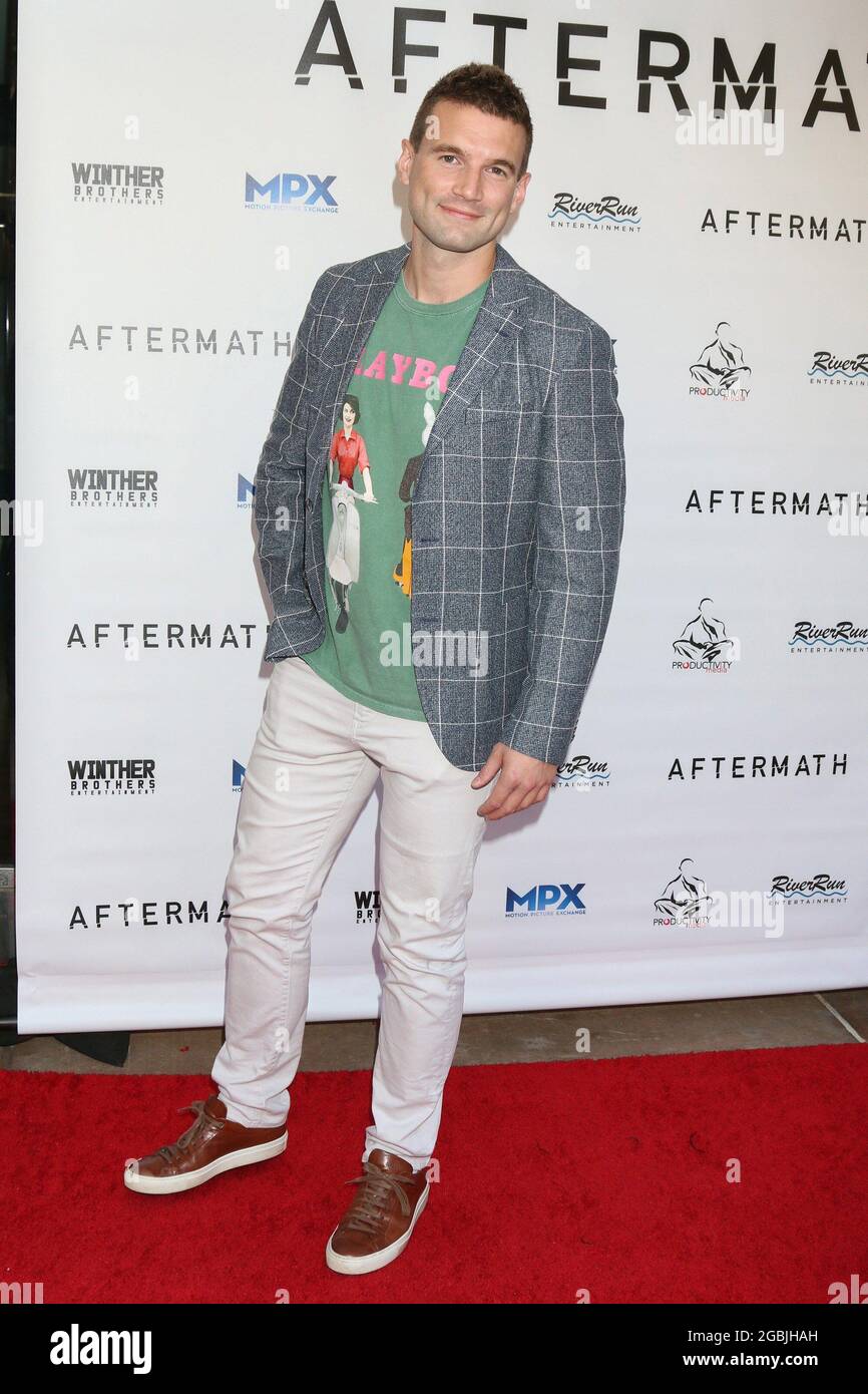 Los Angeles, CA. 3rd Aug, 2021. Alex Russell at arrivals for AFTERMATH ...