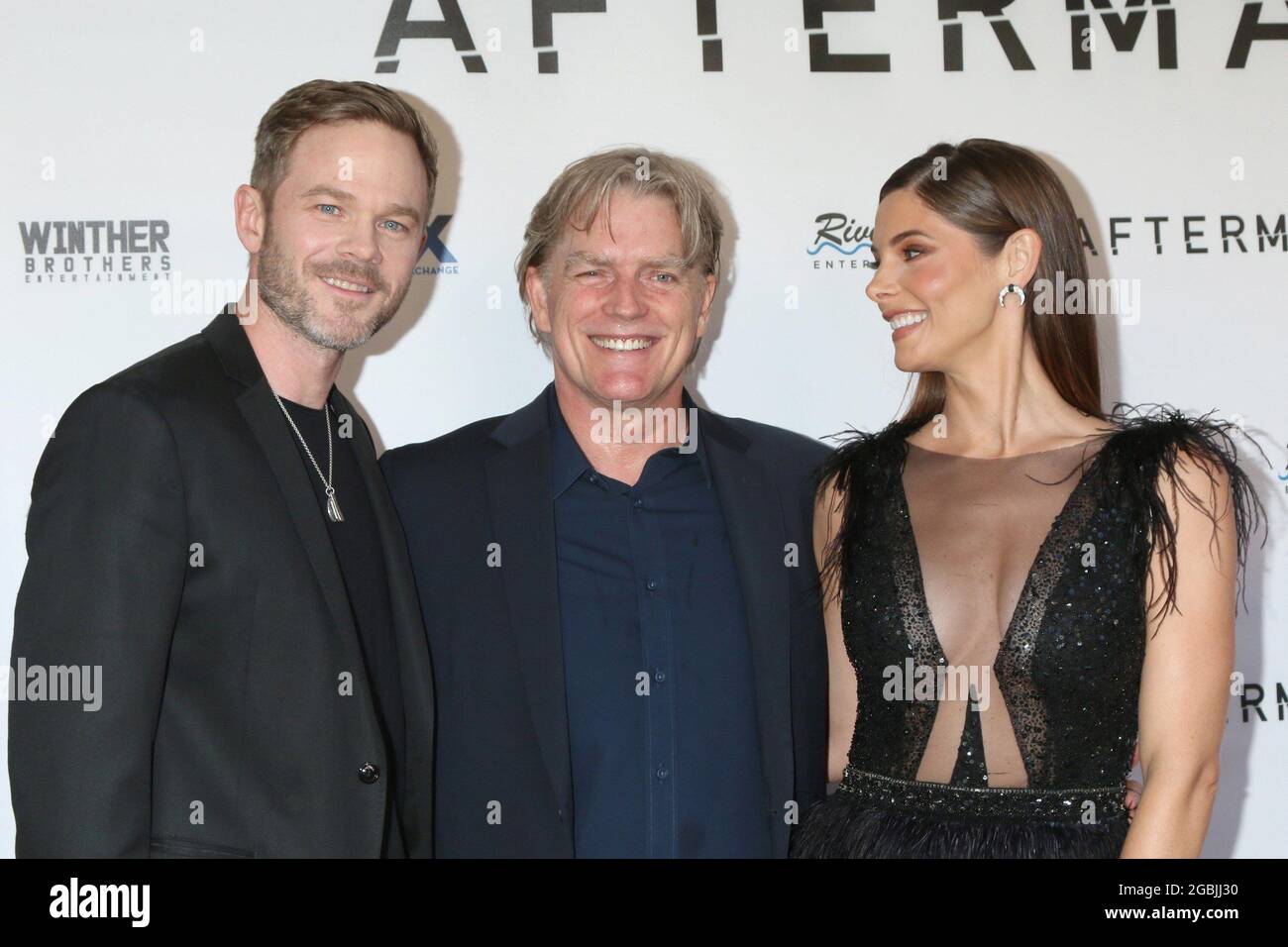 Los Angeles, CA. 3rd Aug, 2021. Shawn Ashmore, Peter Winther, Ashley ...