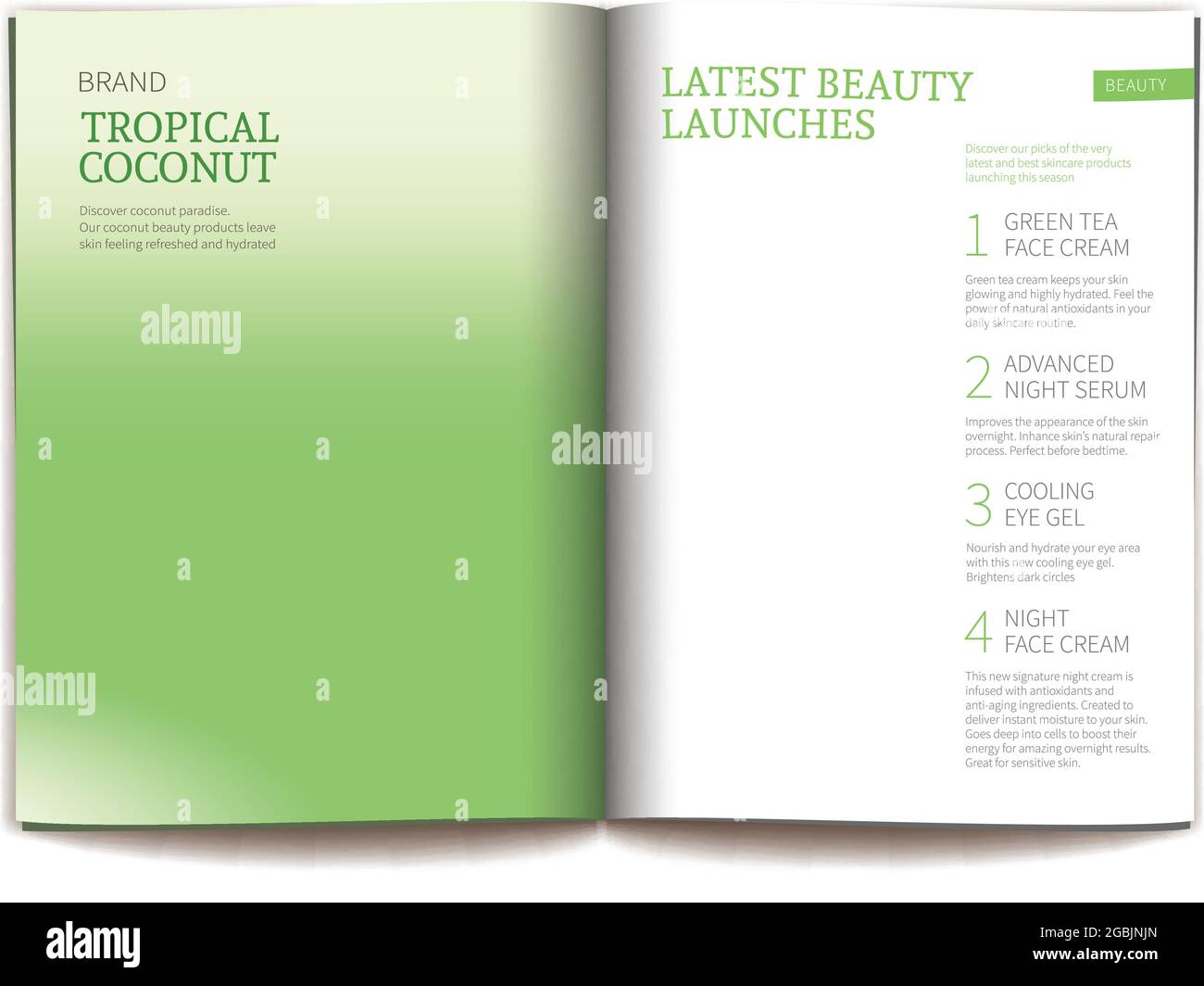 Blank Magazine Cover Design