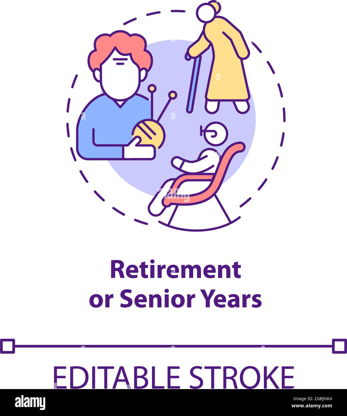 Retirement problem Stock Vector Images - Alamy