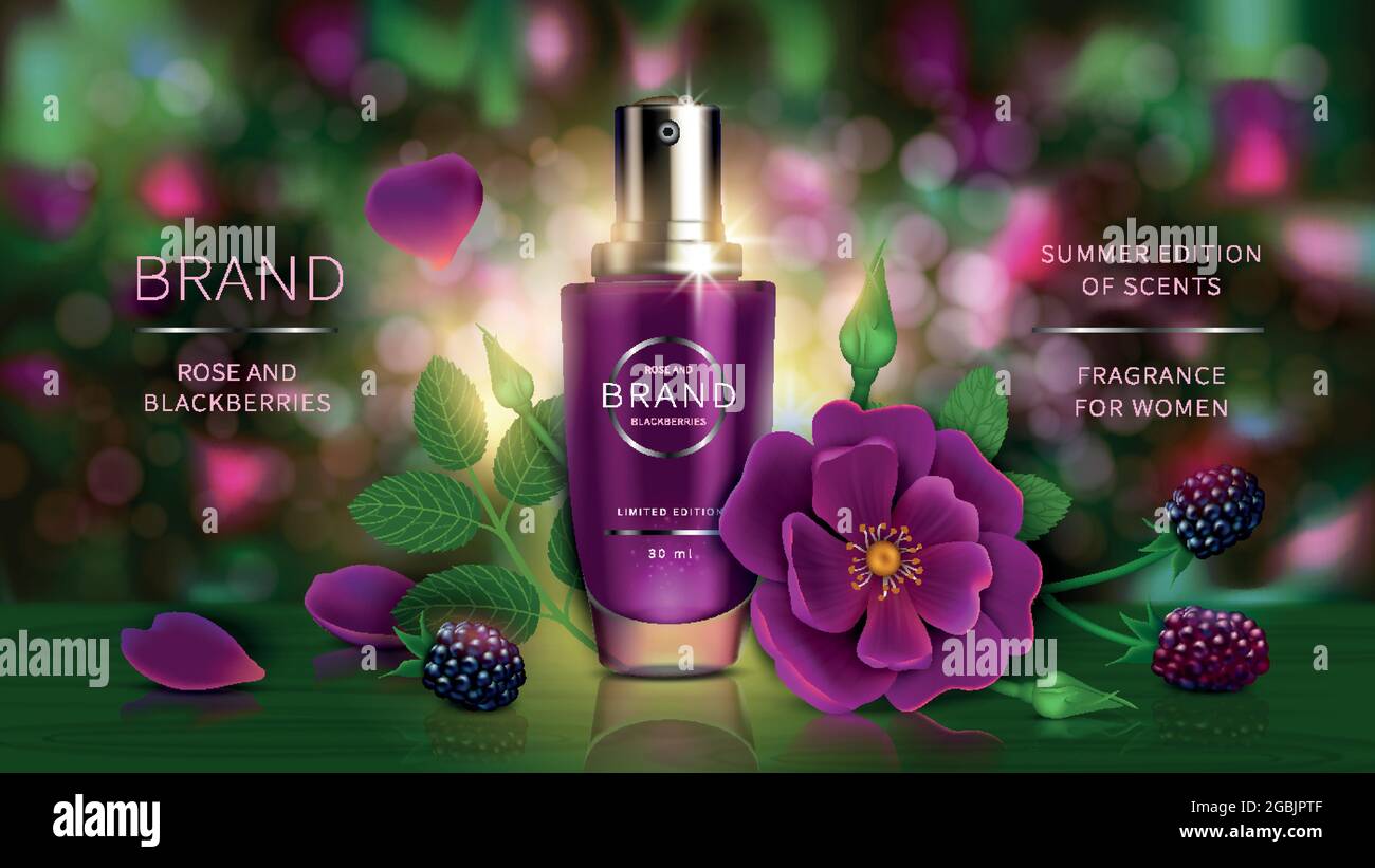 Ad poster of perfume hi-res stock photography and images - Alamy