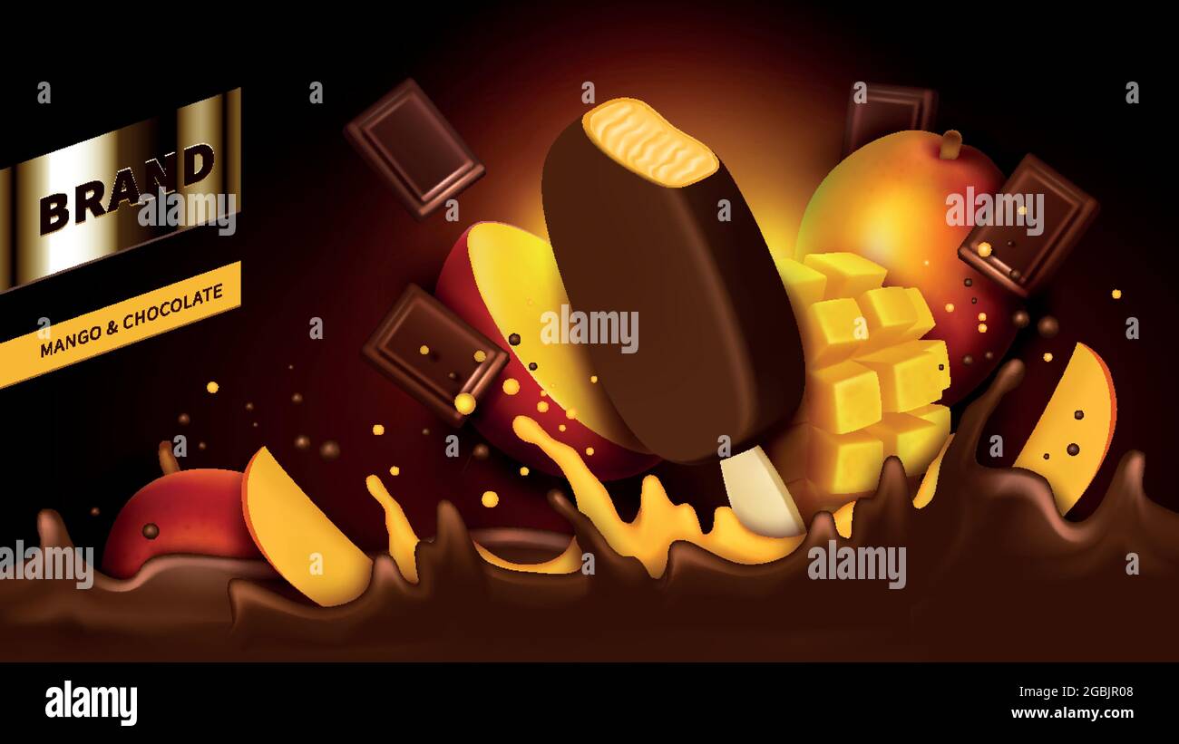 Falling mango Stock Vector Images - Alamy