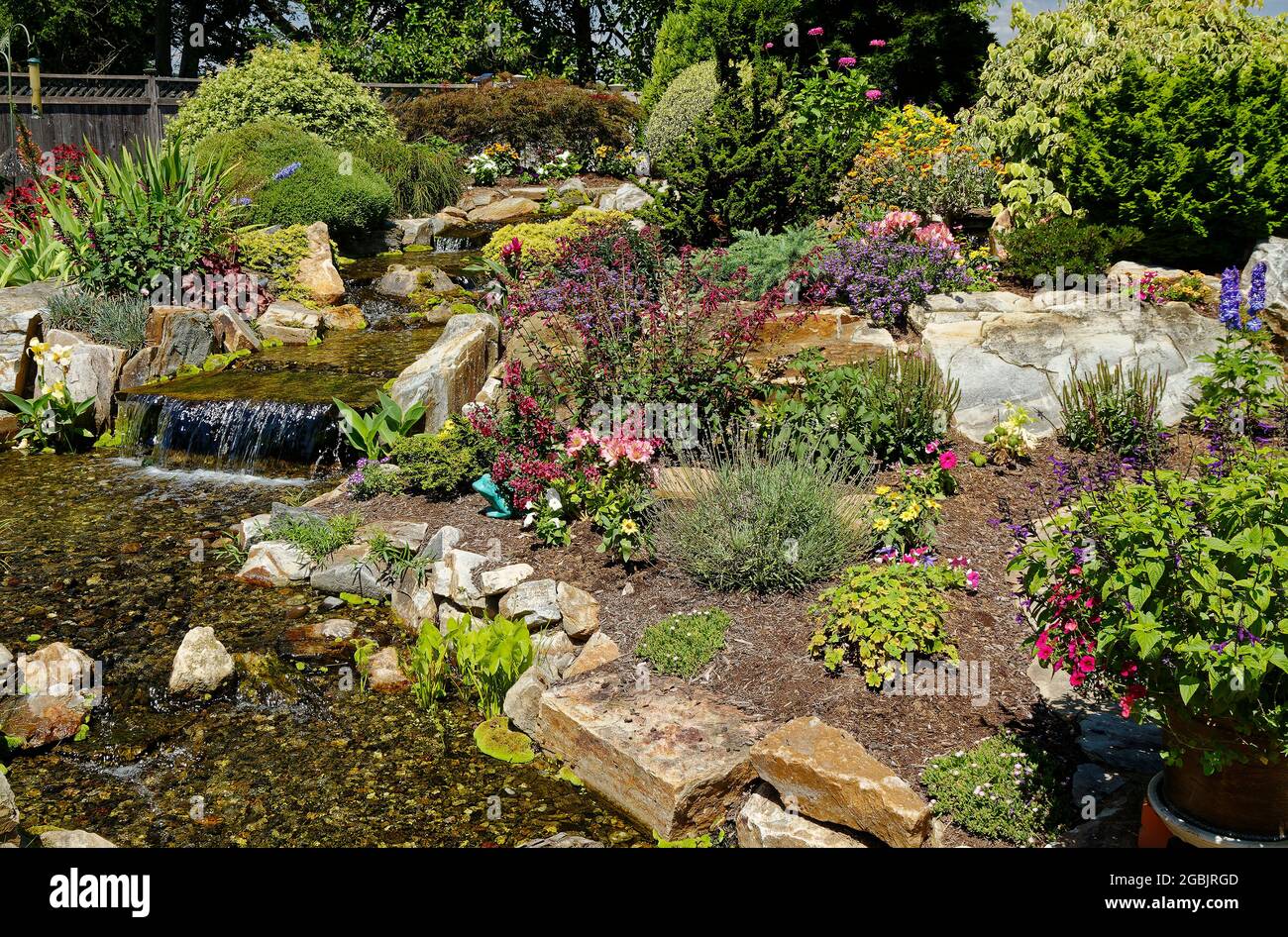 Cascading flowers hi-res stock photography and images - Alamy