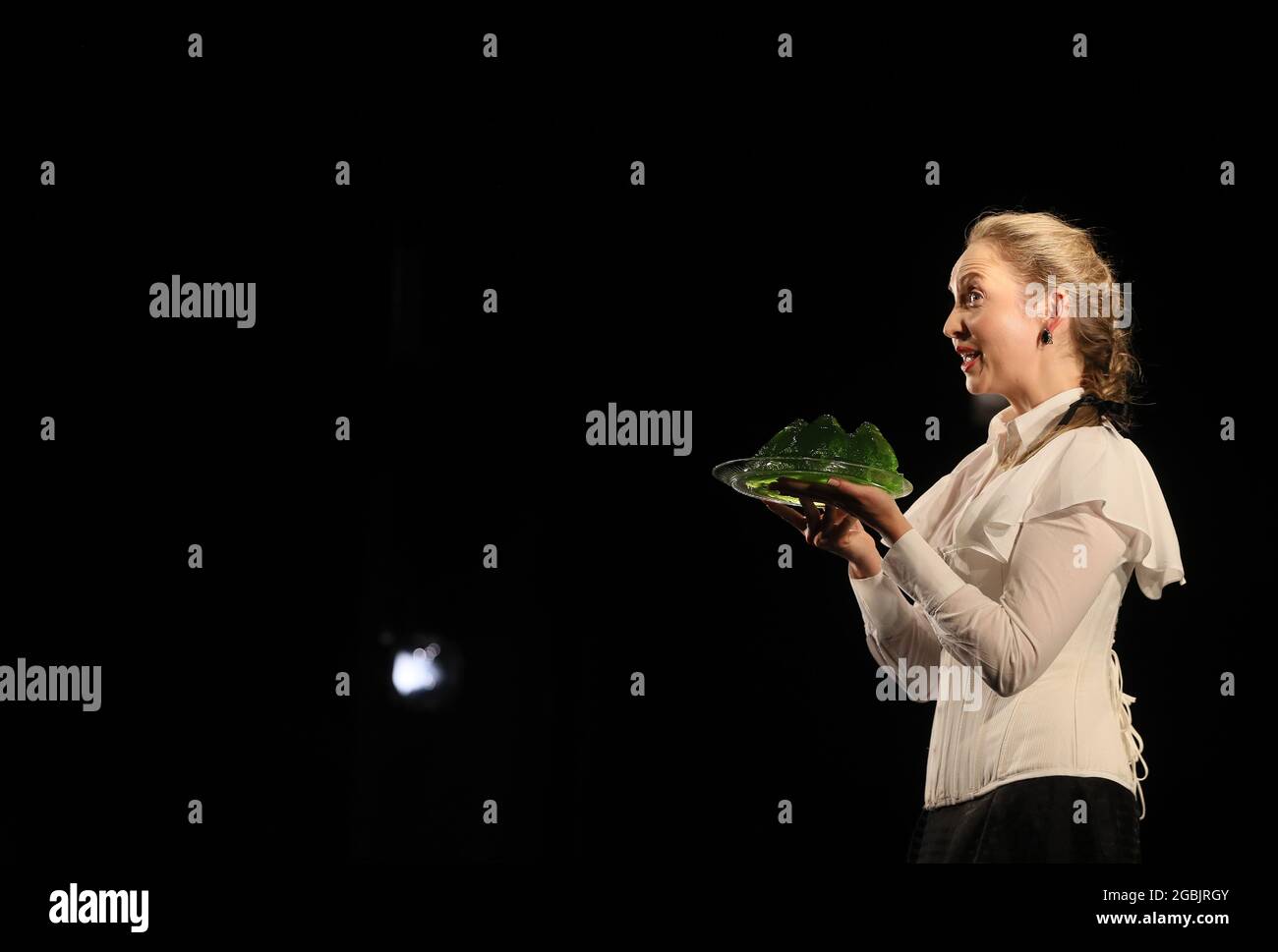 Kathy Rose O'Brien, cast member of The Dead, An Opera, during a ...