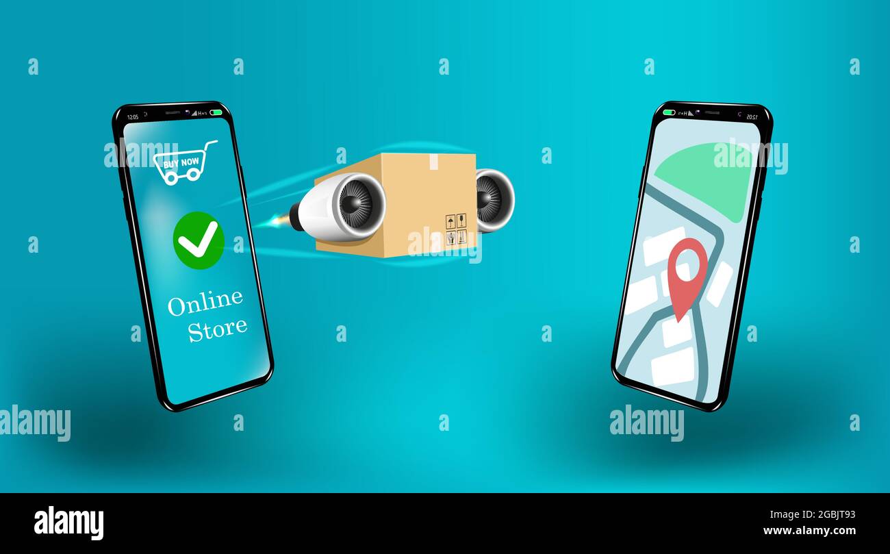 APP parcel delivery. Concept for fast delivery service Stock Vector ...