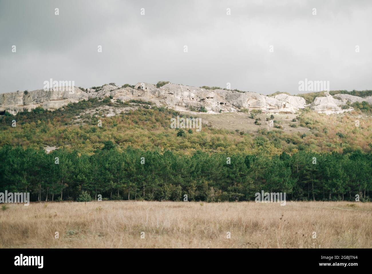 Autumn landscape of rocky mountain ridge Stock Photo - Alamy