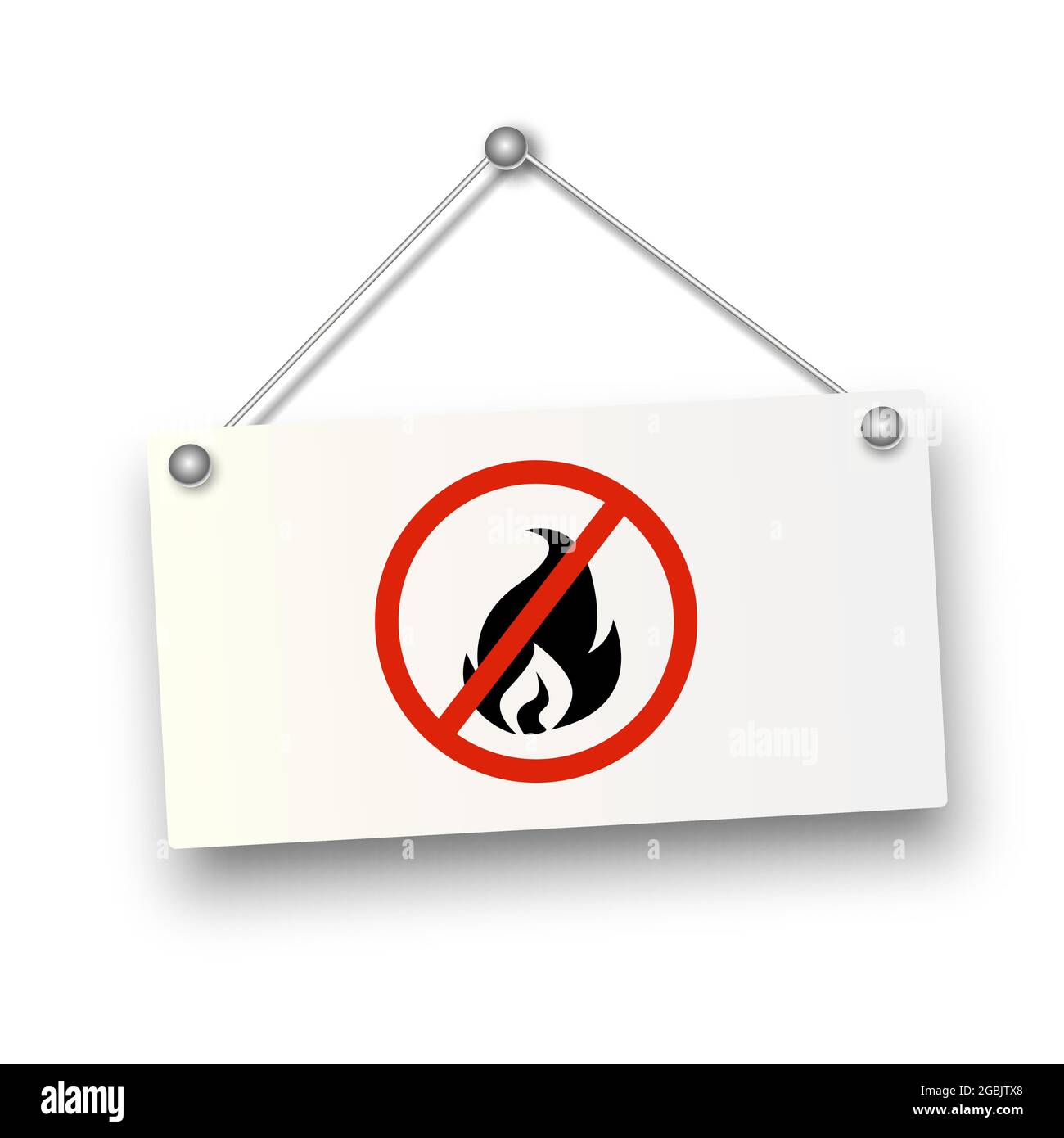 No Fire flame sign icon. Fire symbol. Stop fire. Escape from fire. Red ...