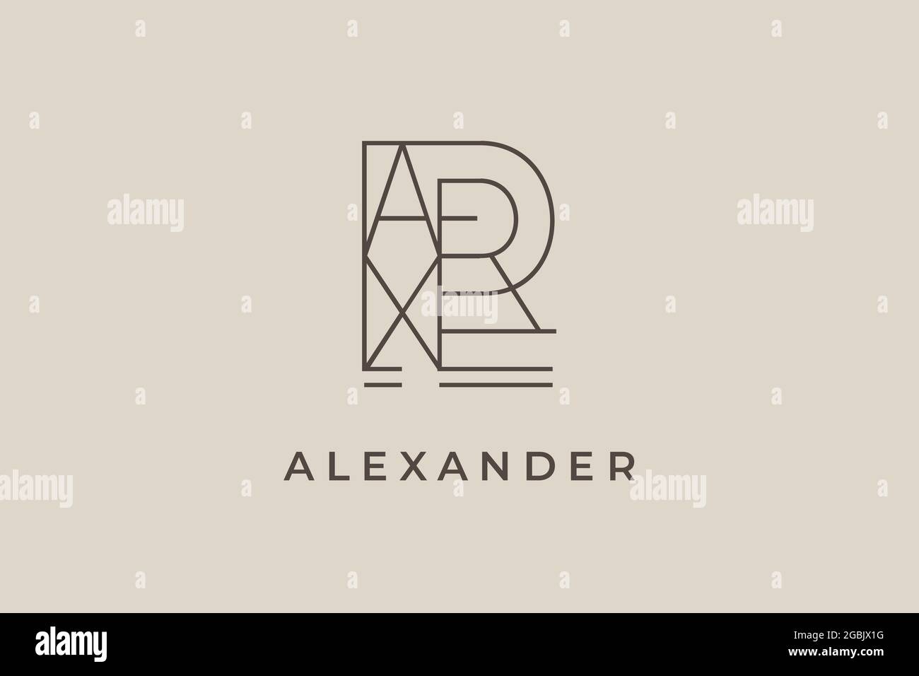 Alexander logo Stock Vector Images - Alamy