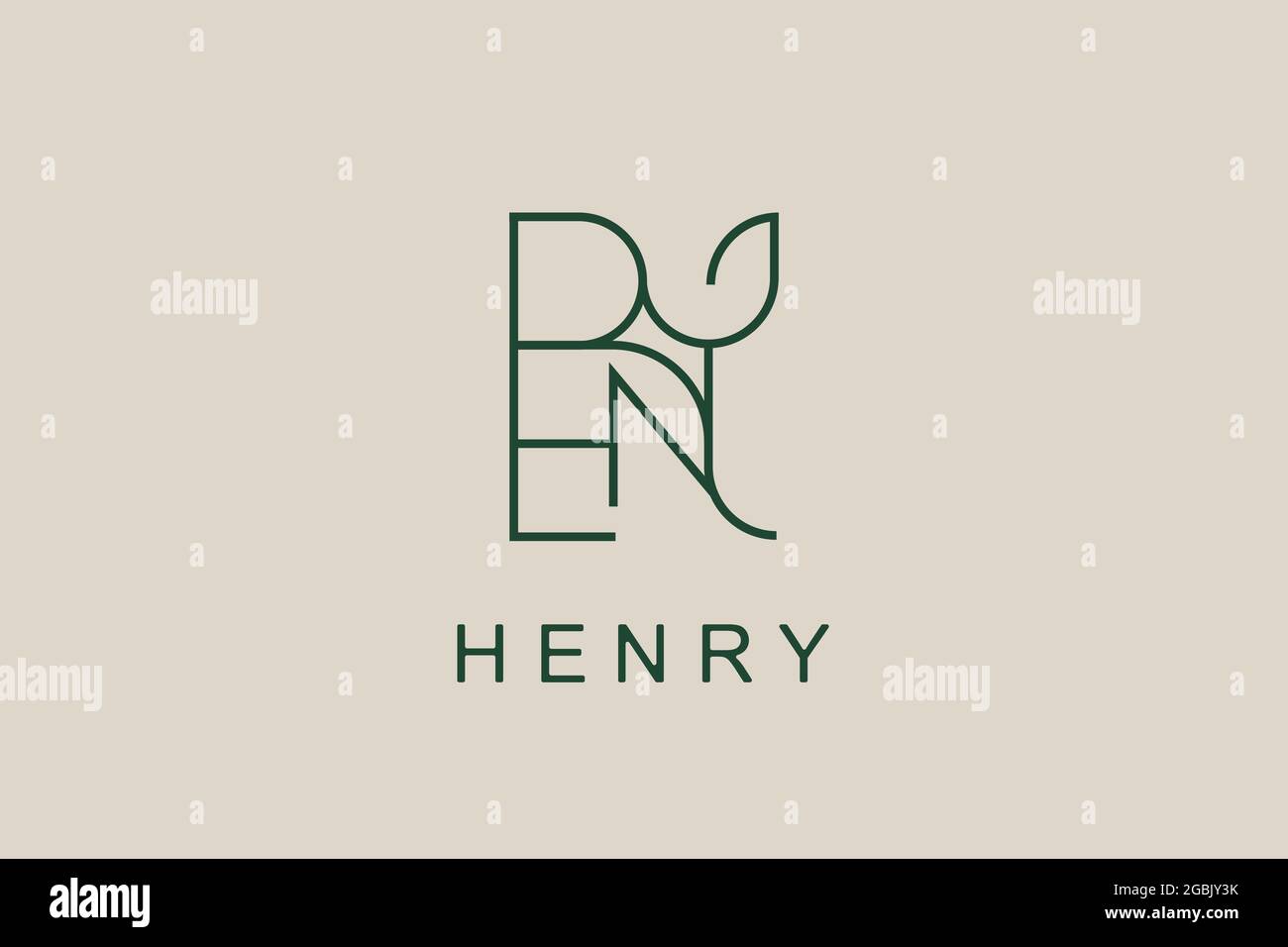 logo name Henry, usable logo design for private logo, business name ...