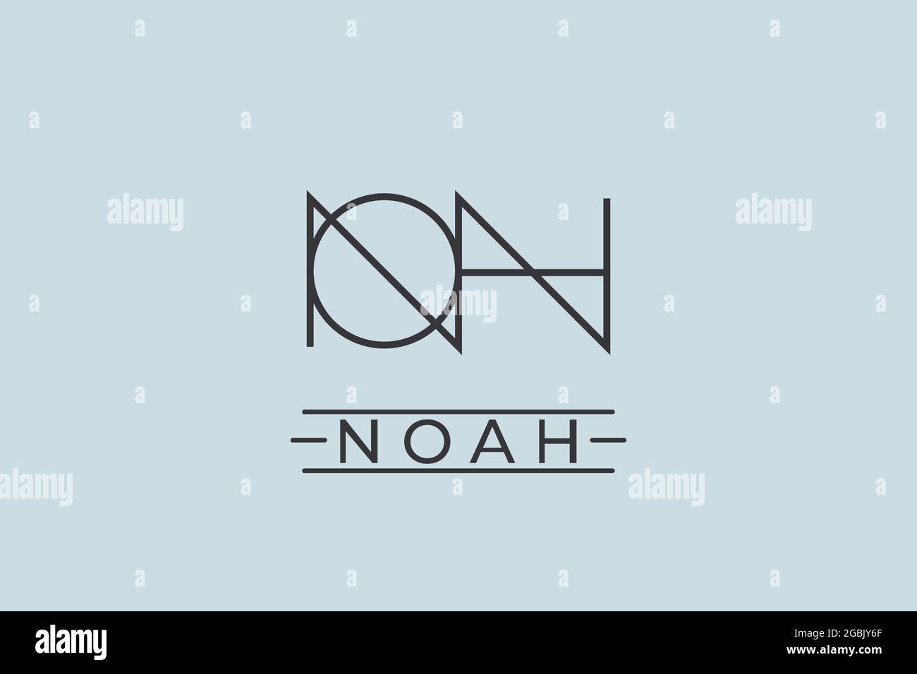 Noah logo hi-res stock photography and images - Alamy
