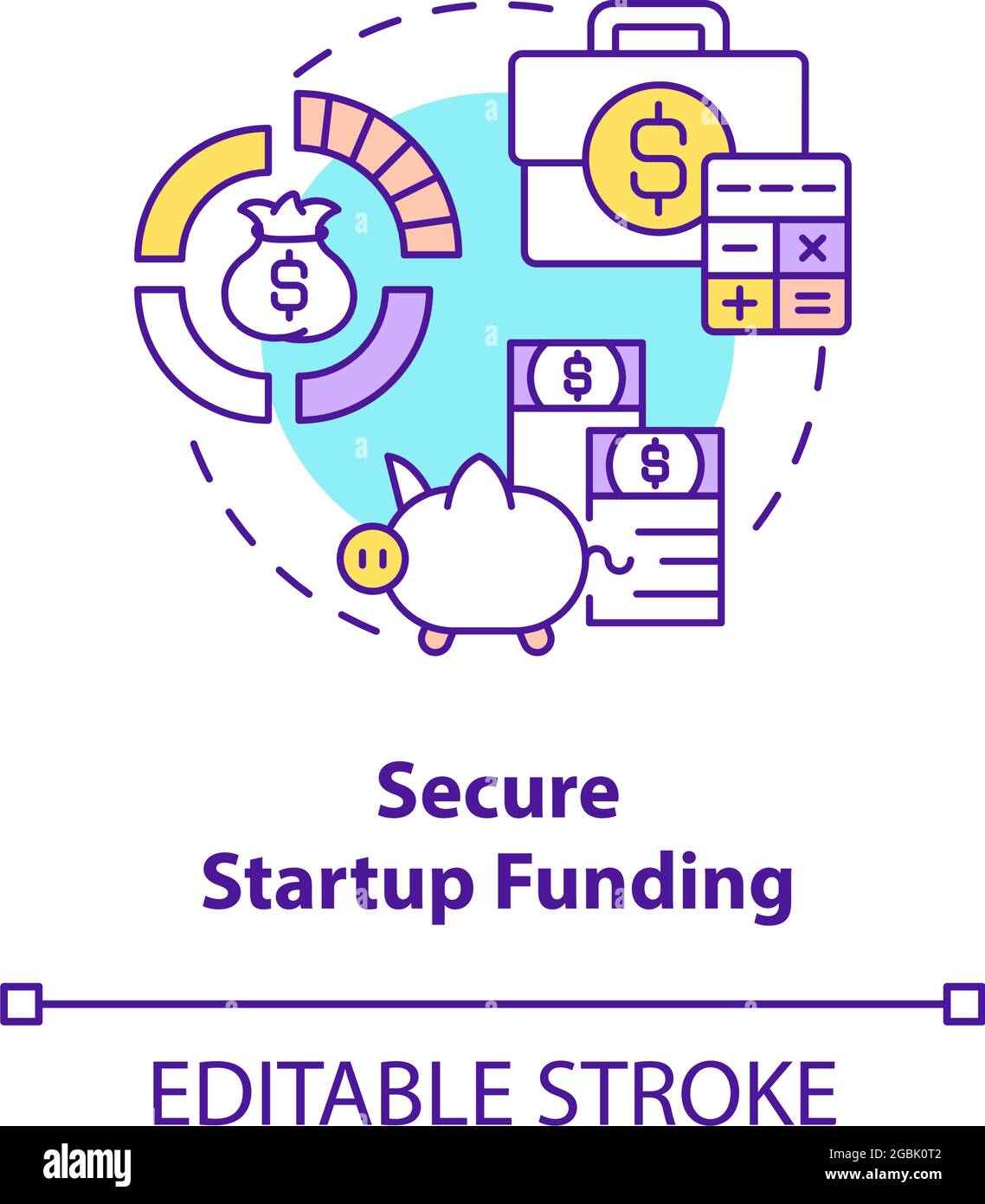 Secure funding Stock Vector Images - Alamy