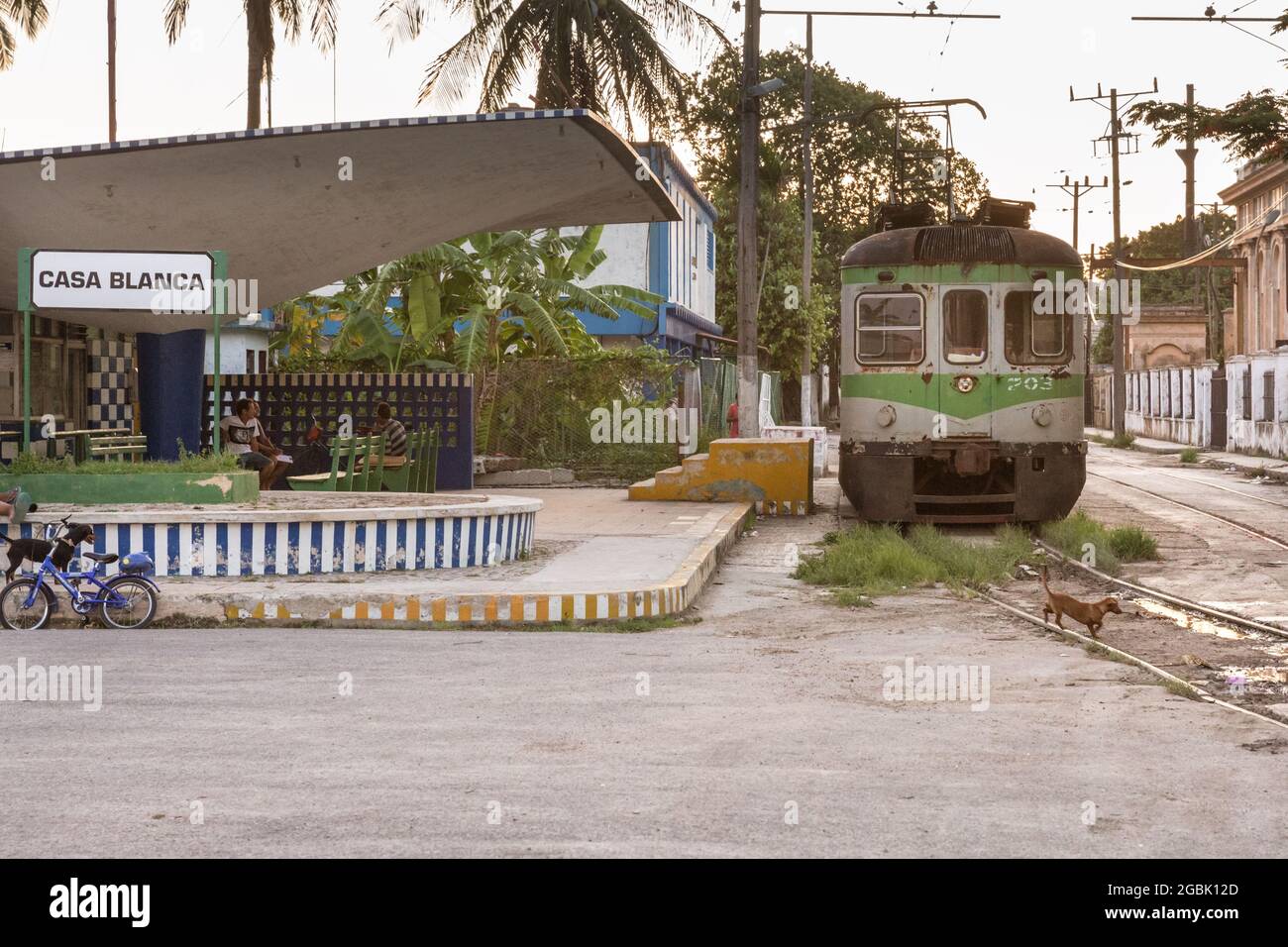 The Hershey Train at Casa Blanca Electric Train Station in Havana, Cuba ...