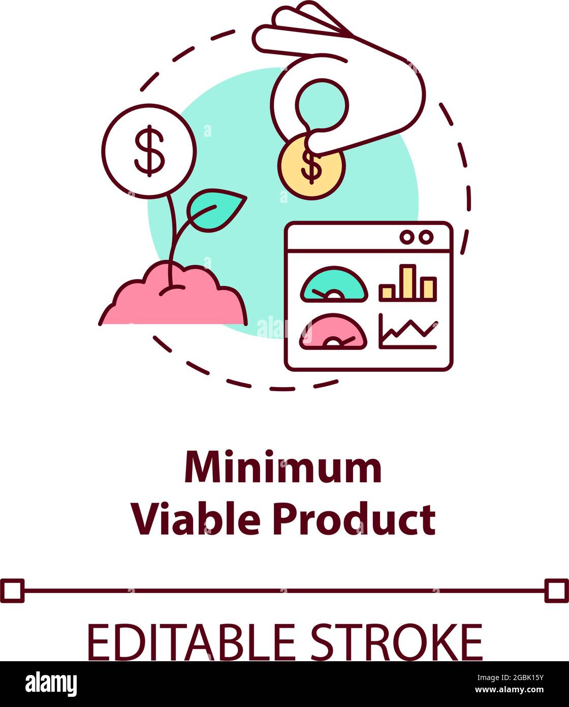 Minimum viable product concept icon Stock Vector Image & Art - Alamy