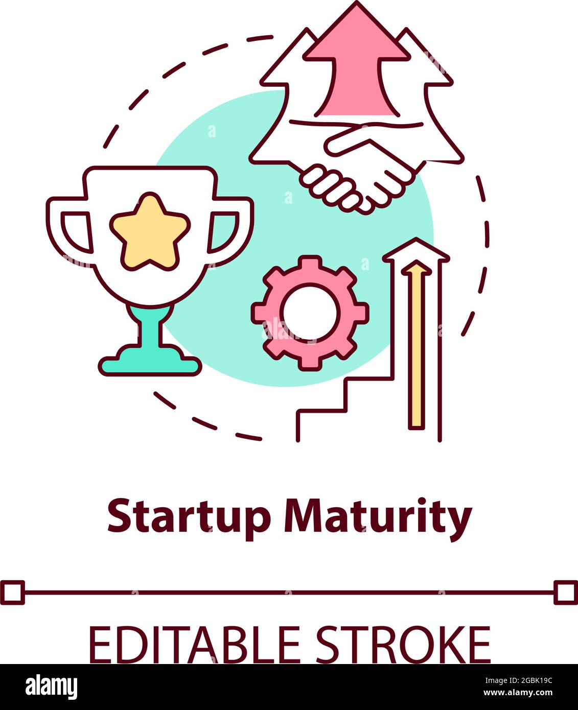 Startup maturity concept icon Stock Vector Image & Art - Alamy