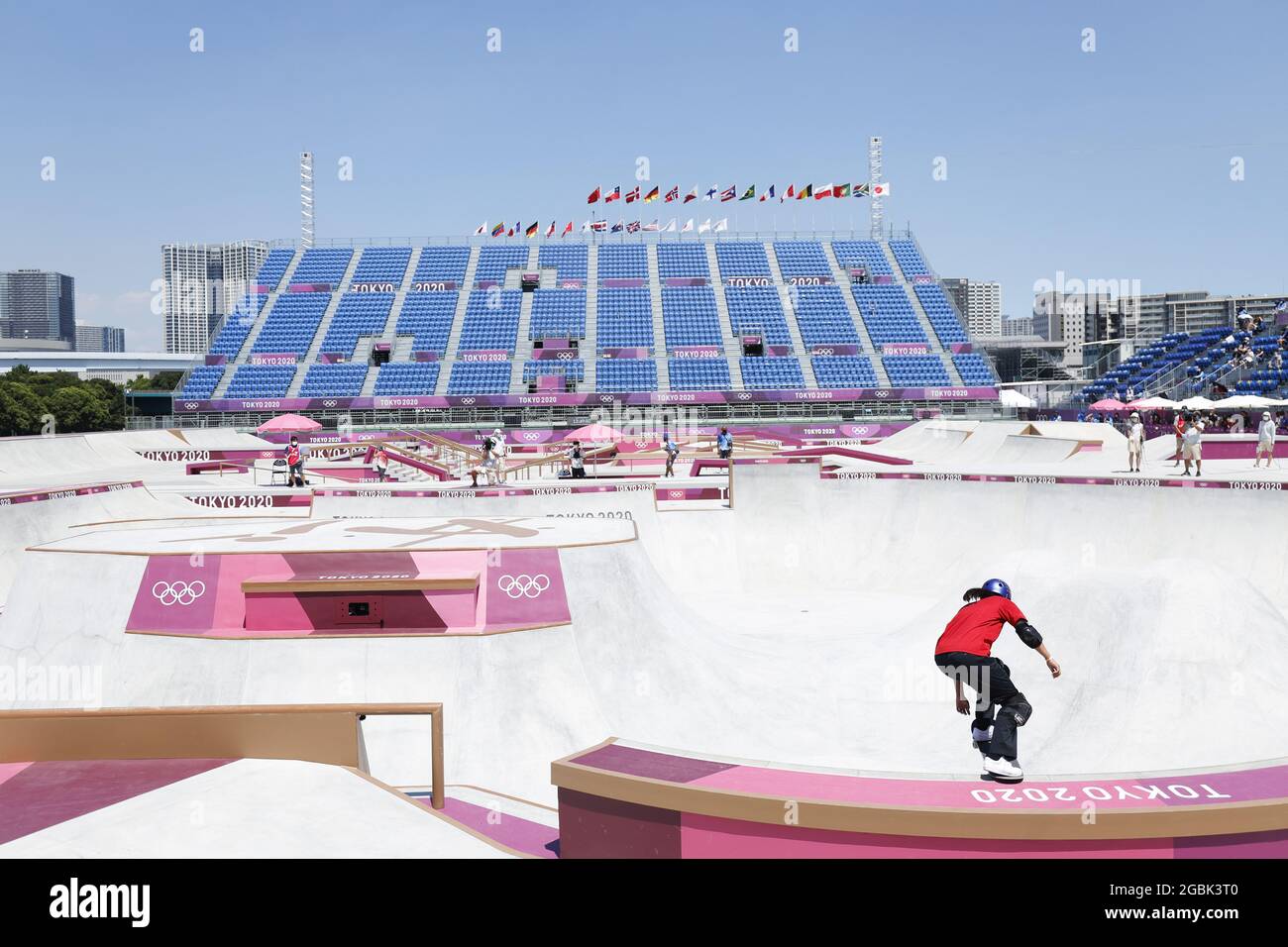 Illustration during the Olympic Games Tokyo 2020, Skateboarding Women's ...