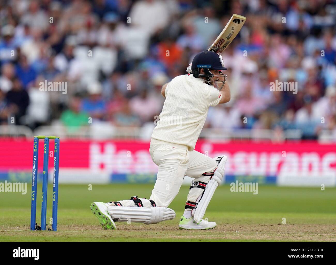 England's Joe Root bats during day one of Cinch First Test match at ...