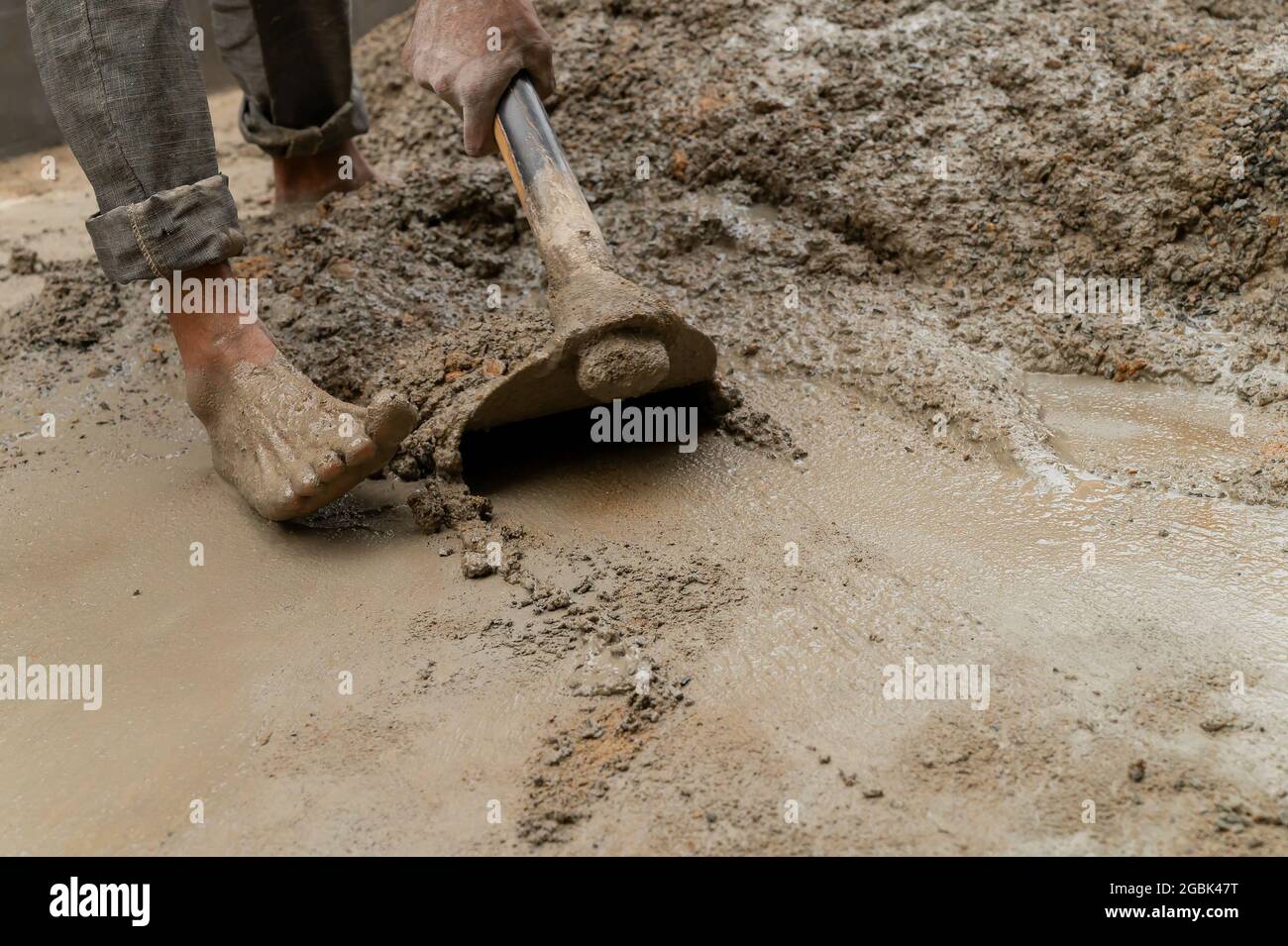 Indian concrete mixer hi-res stock photography and images - Alamy