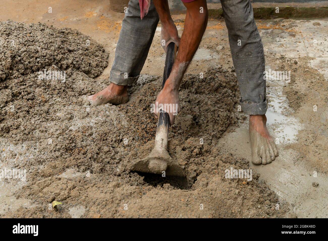 Indian concrete mixer hi-res stock photography and images - Alamy