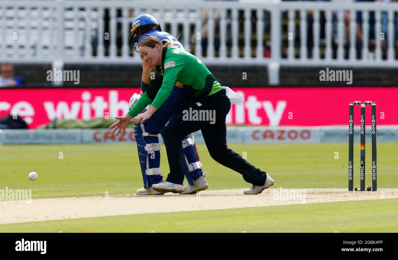 LONDON, ENGLAND - AUGUST 01: Amanda-Jade Wellington of Southern Brave ...