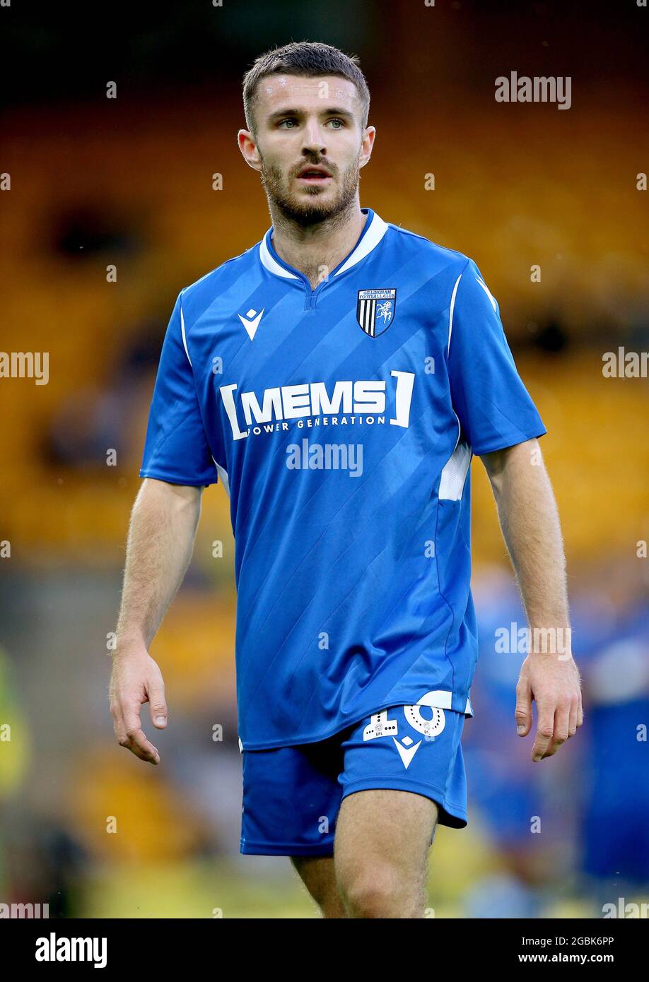 Gillingham's Dan Crowley during the pre-season friendly match at Carrow ...