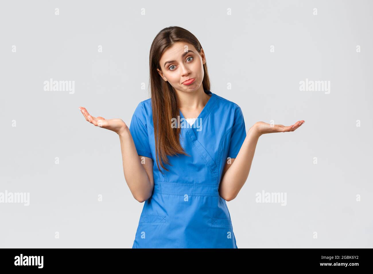 Healthcare workers, prevent virus, insurance and medicine concept ...