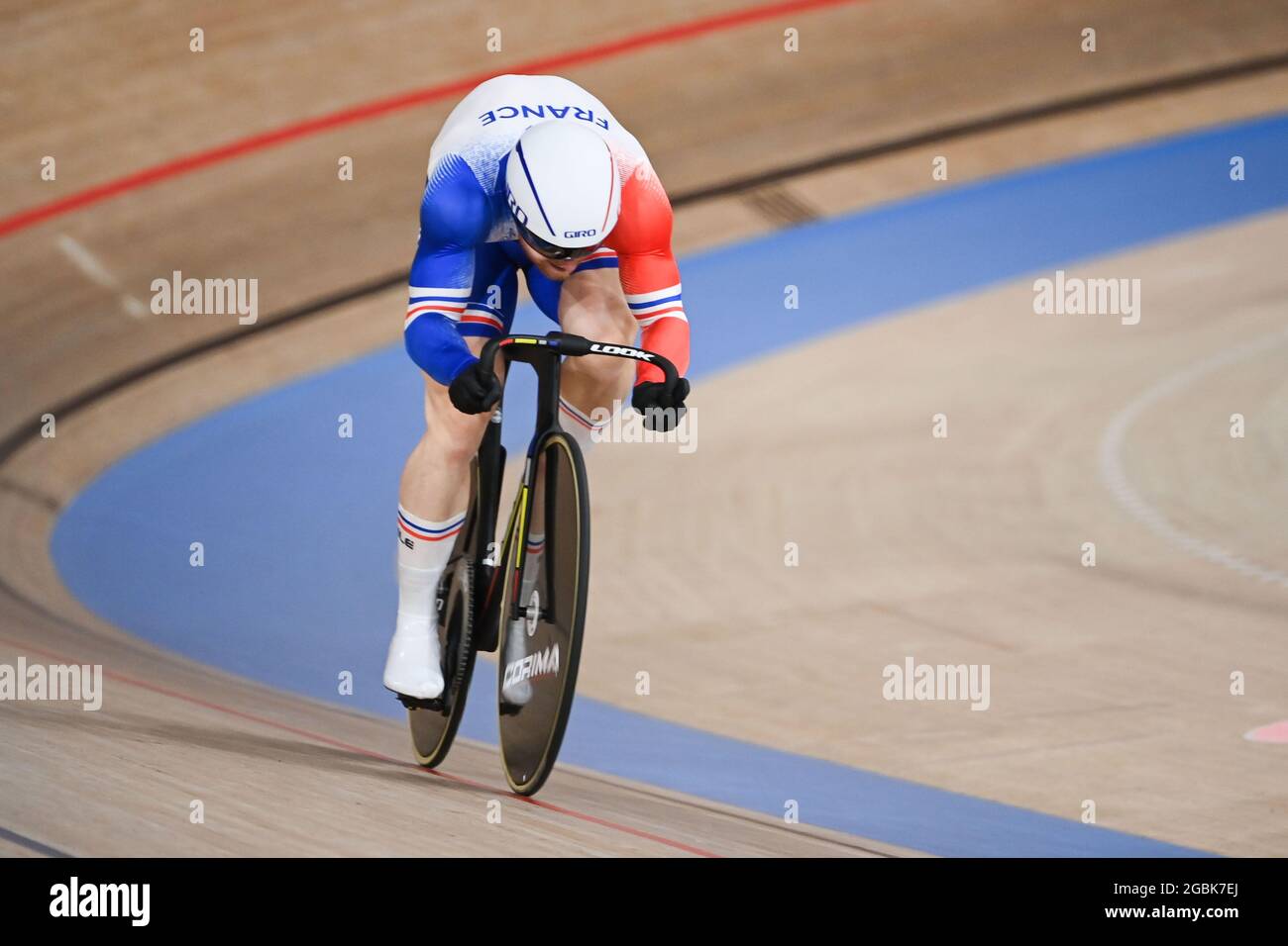 Izu, Japan. 04th Aug, 2021. Cycling: Olympics, track cycling, sprint ...